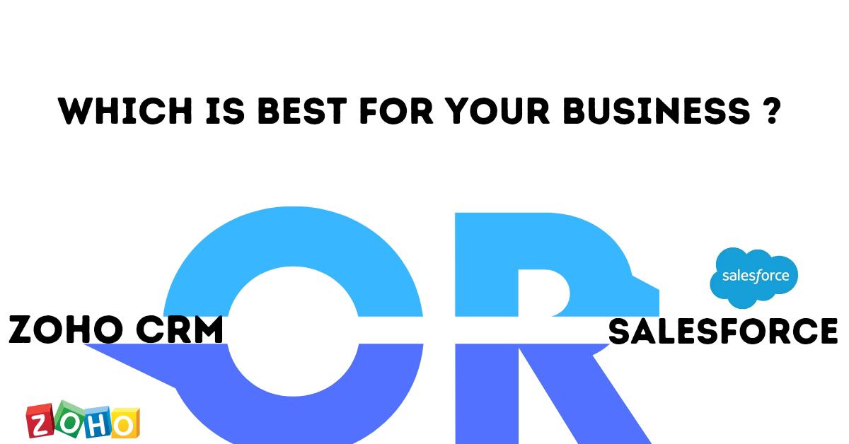 Zoho CRM or Salesforce | Zoho Authorized Partner